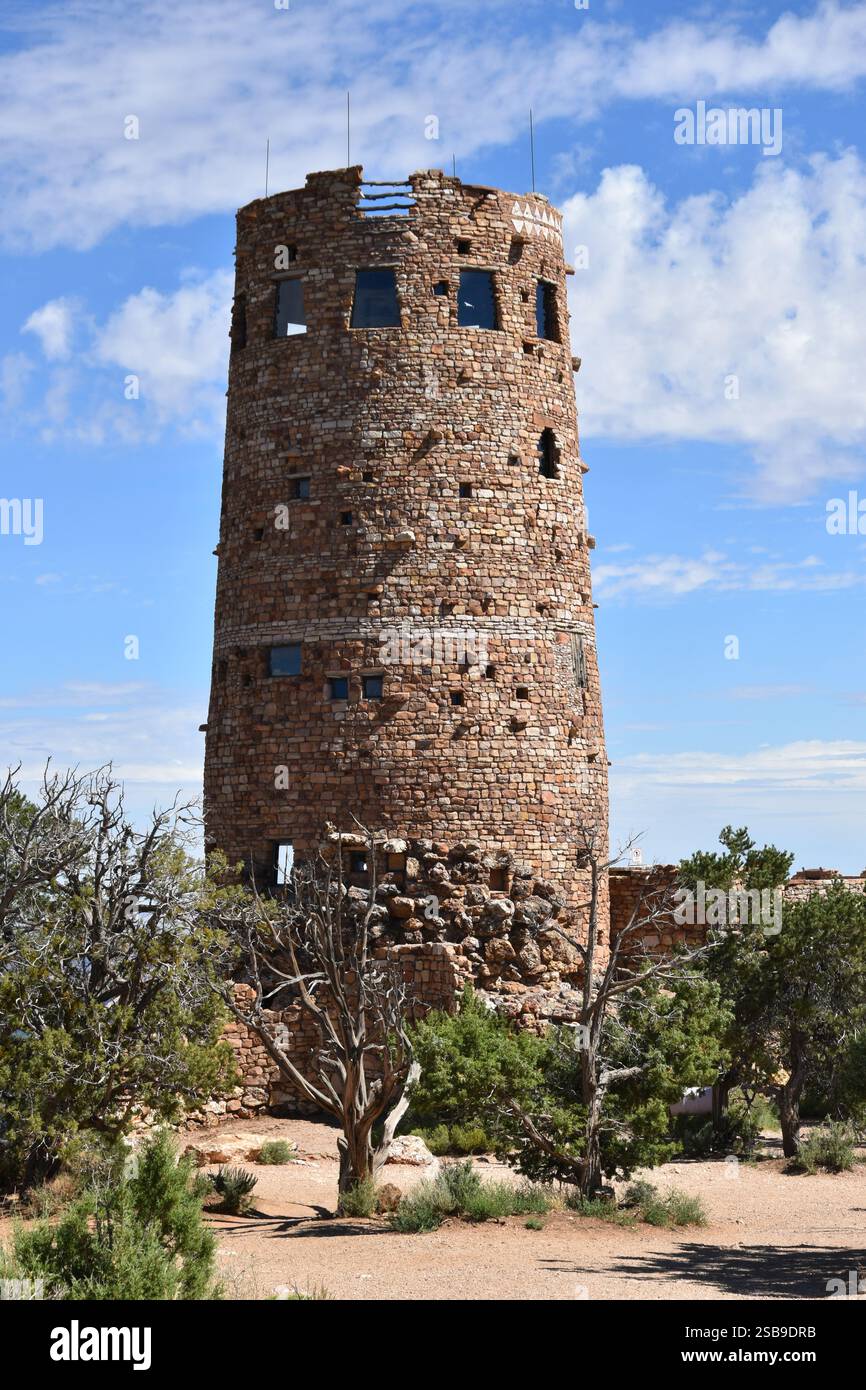 Desert View Watchtower - designed in 1932 by Mary Colter incorporating ...