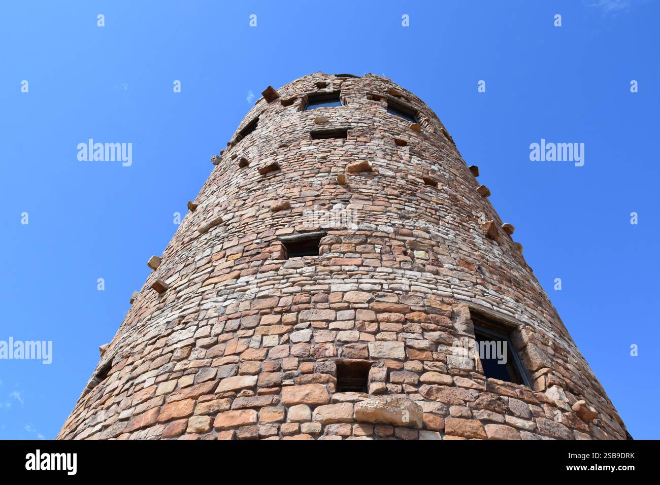 Desert View Watchtower - designed in 1932 by Mary Colter incorporating ...