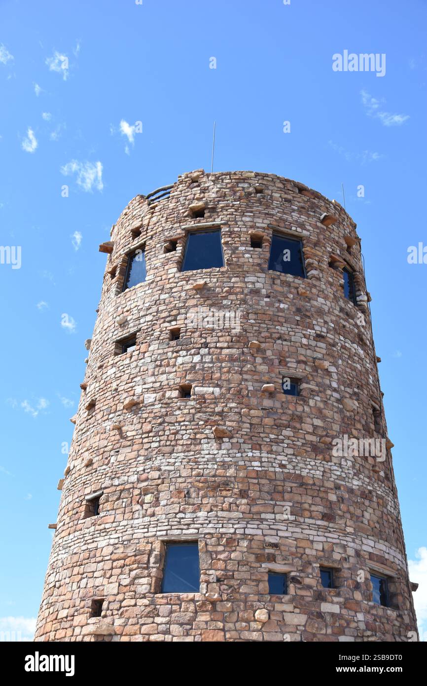Desert View Watchtower - designed in 1932 by Mary Colter incorporating ...