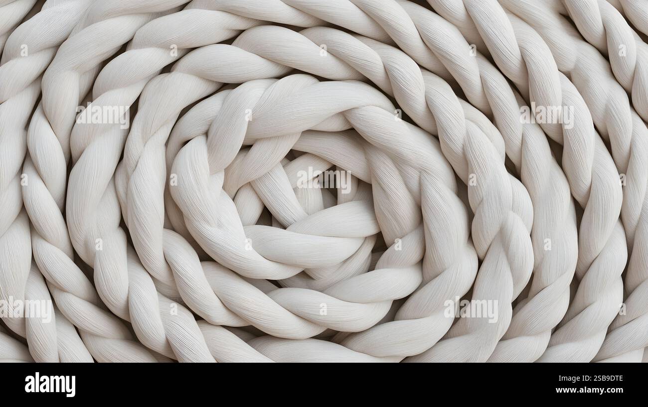 Intricate and detailed 3D showcasing a circular arrangement of tightly ...