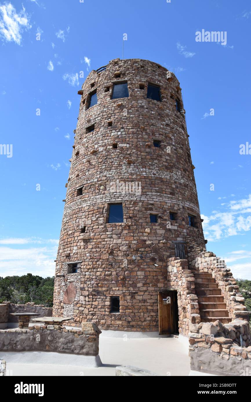 Desert View Watchtower - designed in 1932 by Mary Colter incorporating ...