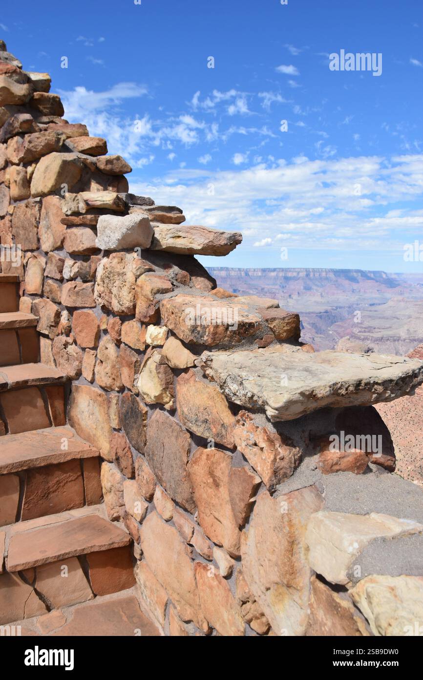 Desert View Watchtower - designed in 1932 by Mary Colter incorporating ...