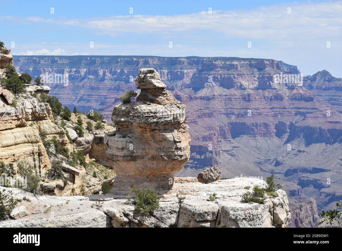 The Grand Canyon as seen from the Southern Rim from the Village to Hopi ...