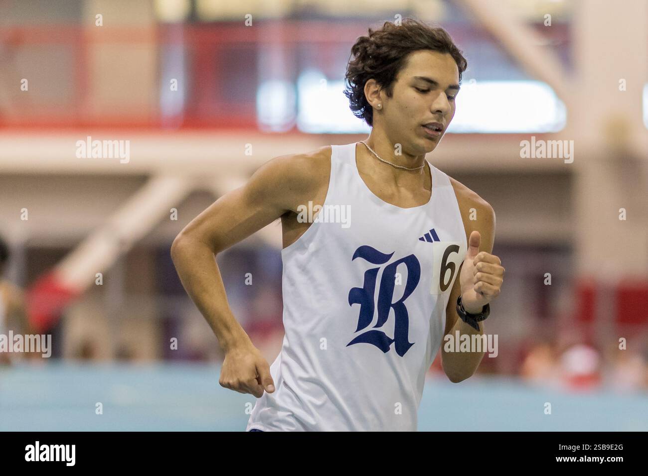 Houston, Texas, USA. 1st Feb, 2025. Rice Owls runner Matthew Gaitan ...