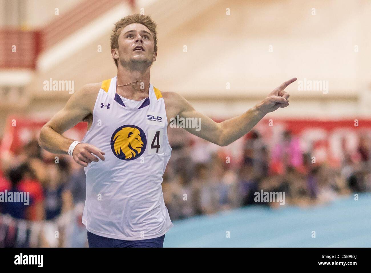Houston, Texas, USA. 1st Feb, 2025. East Texas A&M Lions runner Josh ...