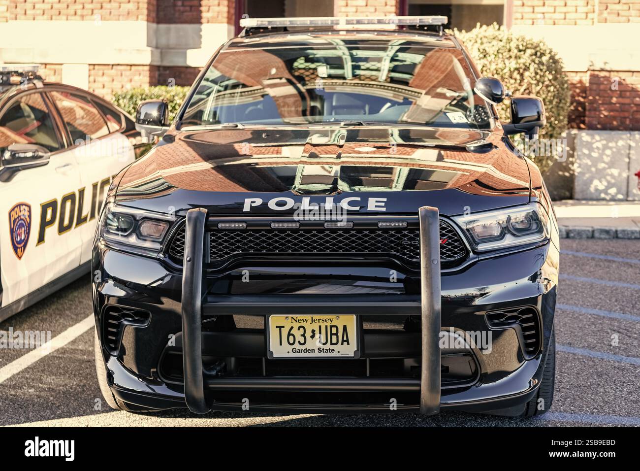 New York City, USA - March 25, 2024: Dodge Durango Police car parked ...