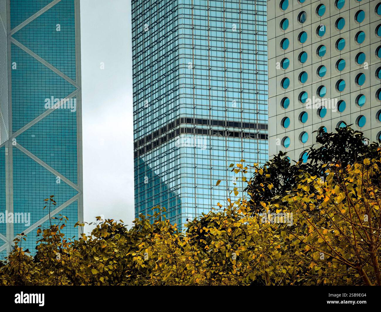 Hong Kong's towering skyscrapers, a blend of architectural styles ...