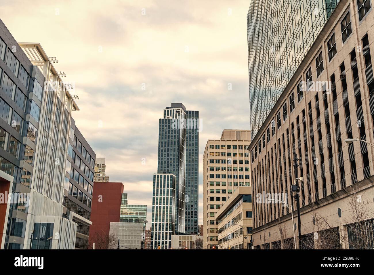 Skyscraper building architecture. Skyscraper with facade. Modern ...