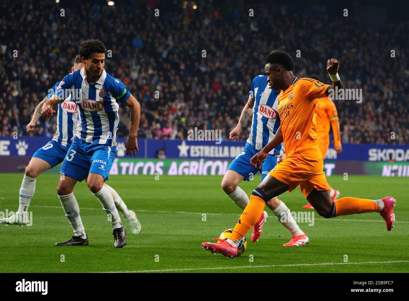 1st February 2025; RCDE Stadium, Cornella, Spain, Spanish La Liga ...