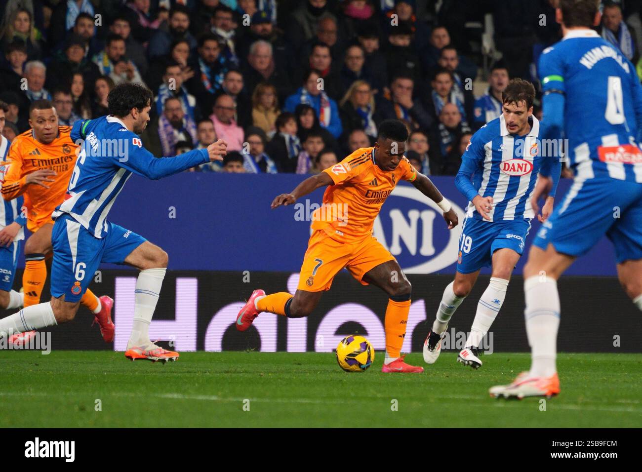 1st February 2025; RCDE Stadium, Cornella, Spain, Spanish La Liga ...