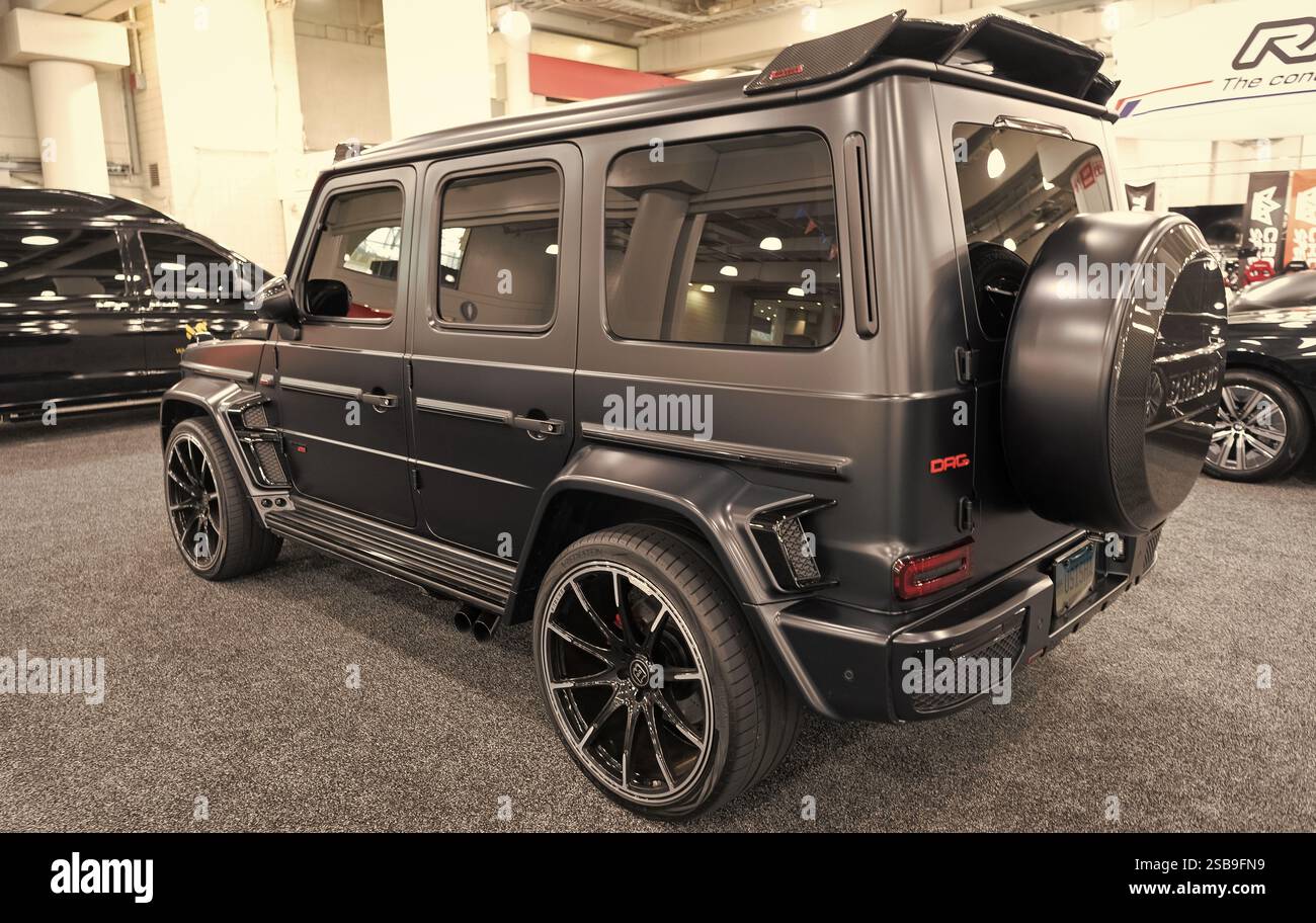 New York City, USA - March 28, 2024: Mercedes Benz G SUV Brabus tuning ...