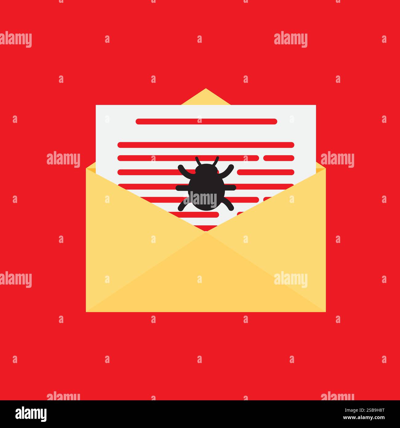 Hacker bug icon hi-res stock photography and images - Alamy