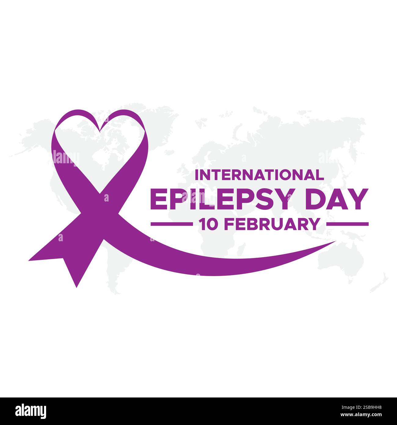 International Epilepsy Day observed every year on February 10. Vector ...