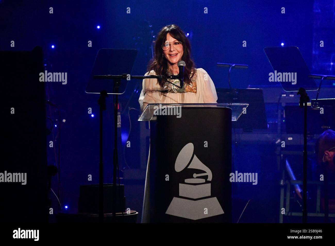 Jody Gerson accepts the salute to industry icons award during the Pre ...