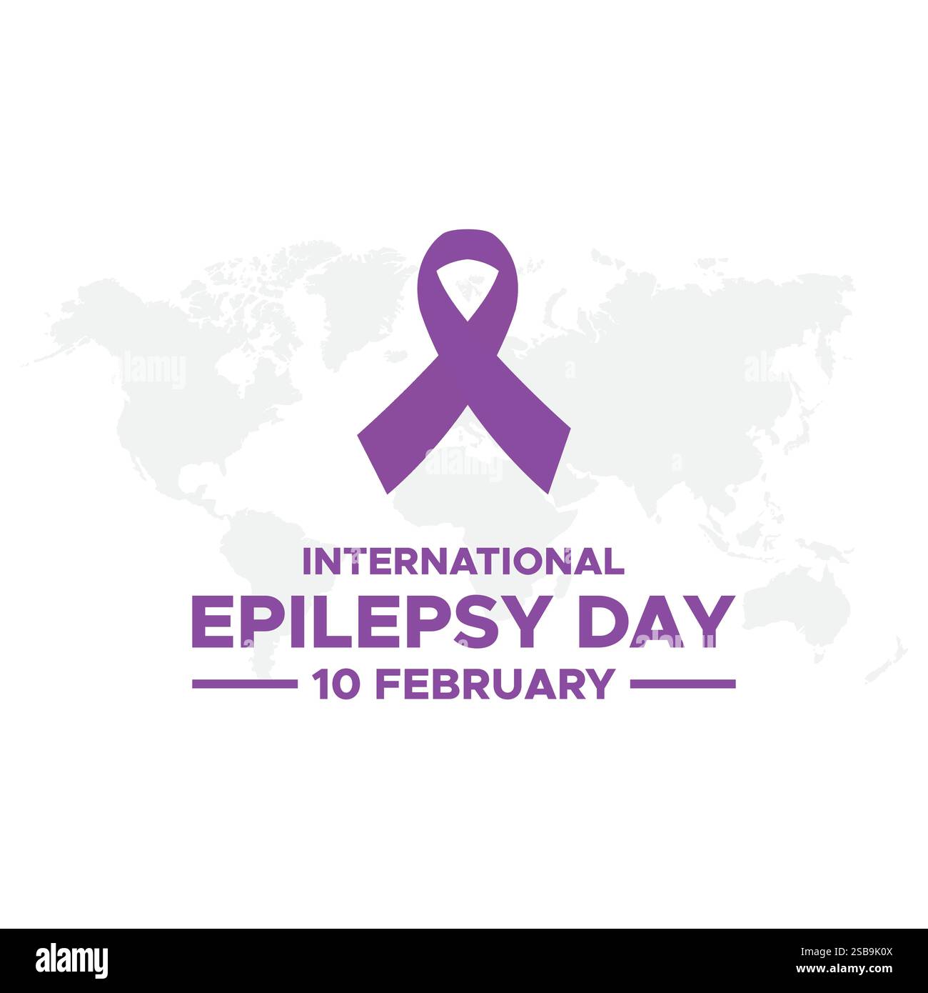 International Epilepsy Day observed every year on February 10. Vector ...