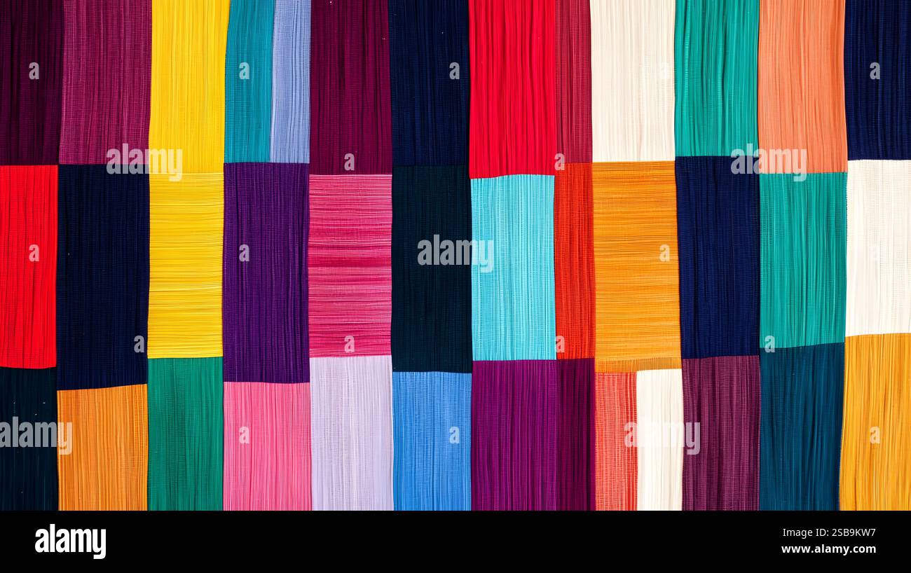Vibrant and Colorful Handwoven Andean Textile from Peru,Featuring ...