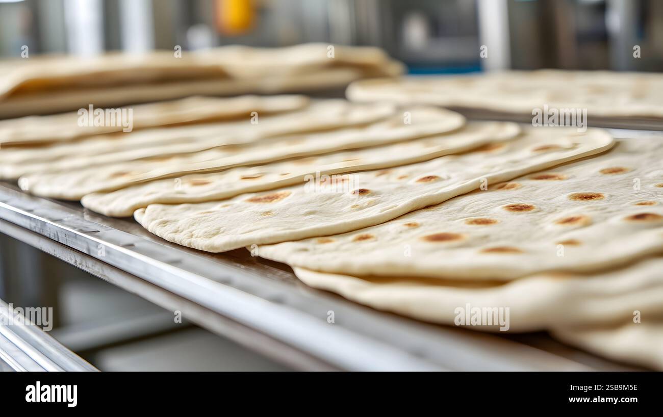 Flatbread Production Machine Rapidly and Efficiently Forming Uniform ...