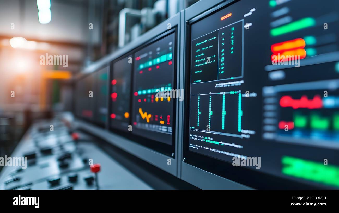 Real-Time Digital Monitoring Systems Displaying Comprehensive Data and ...