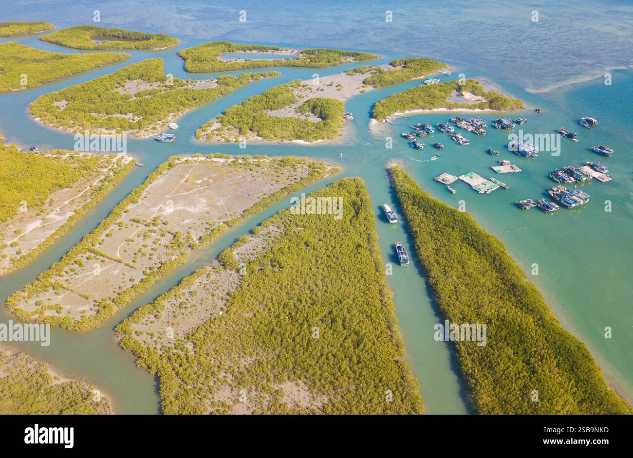 Lingshui. 31st Jan, 2025. This aerial photo taken on Jan. 31, 2025 ...