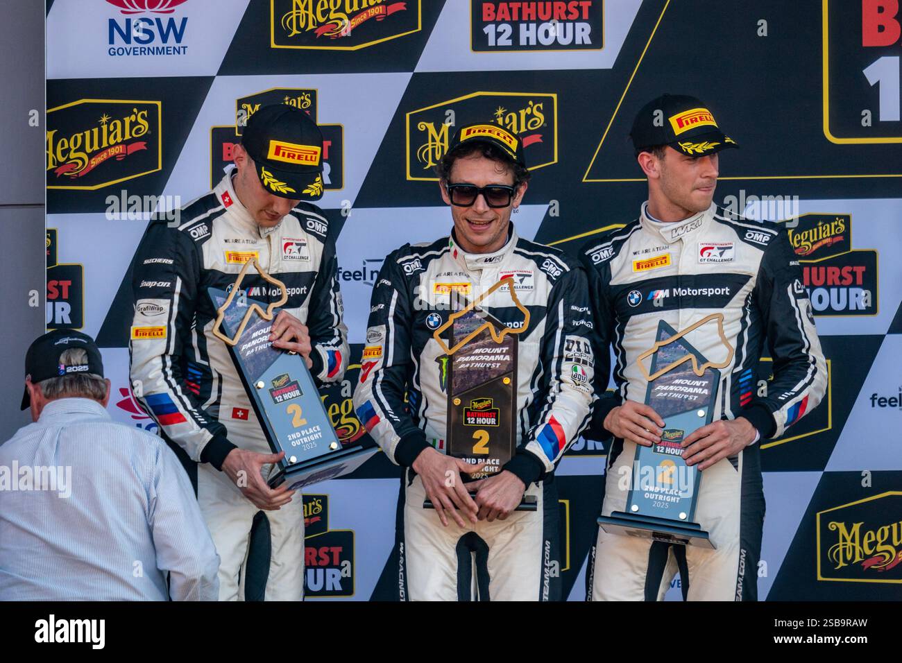Bathurst, New South Wales, Australia. 2nd Feb, 2025. The Team WRT BMW M4 GT3 driven by VALENTINO ...