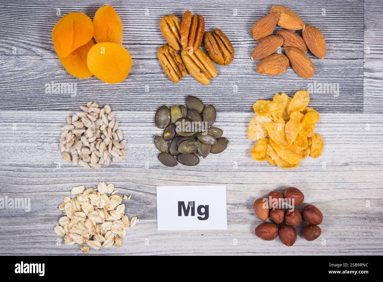 Healthy food as source natural magnesium, dietary fiber and other ...
