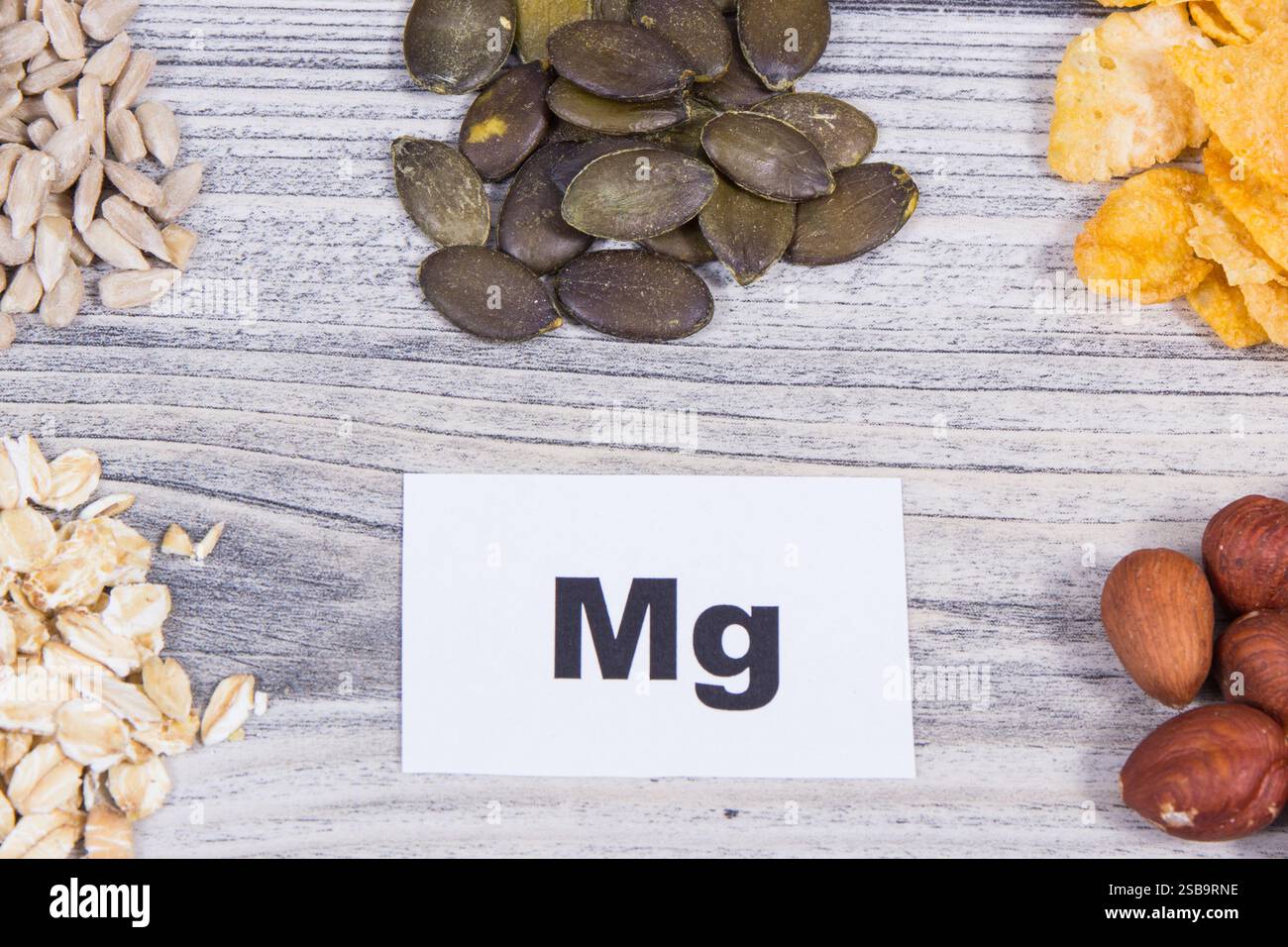 Healthy food as source natural magnesium, dietary fiber and other ...