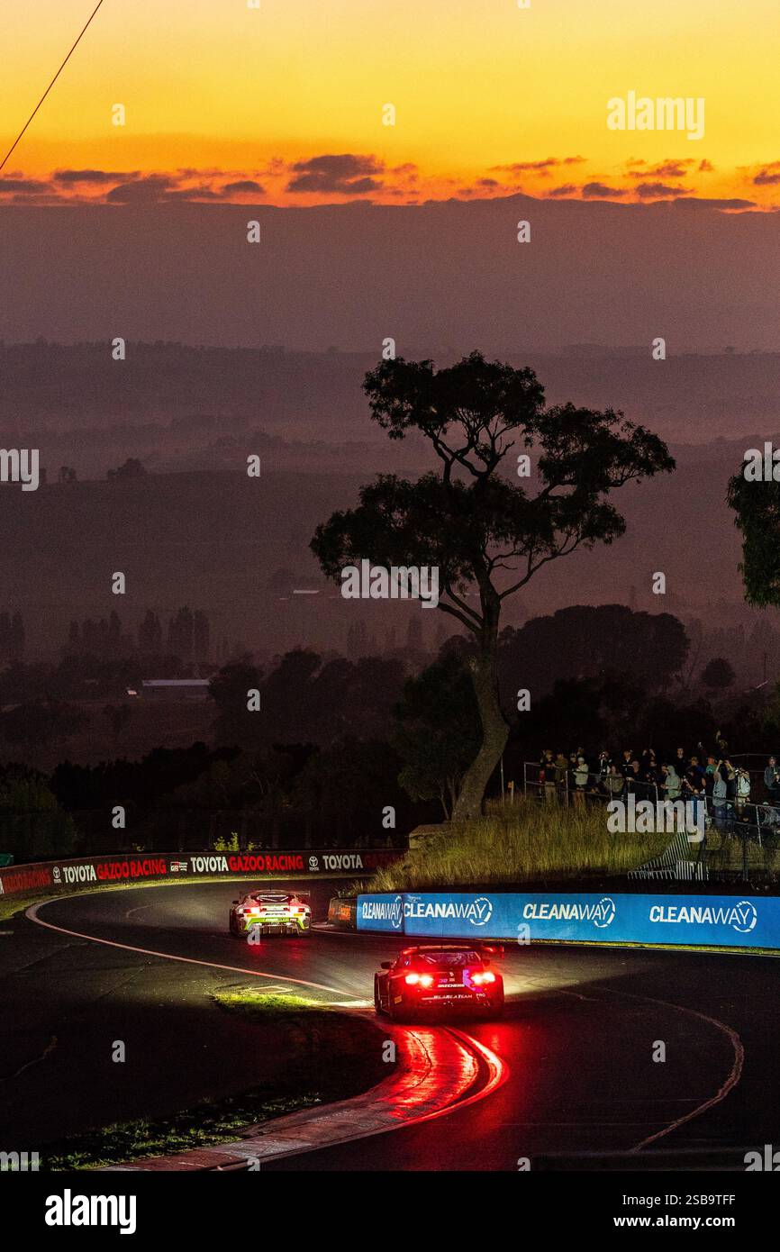 February 2, 2025, Bathurst, New South Wales, Australia: First lap down the esses at Meguiar's ...