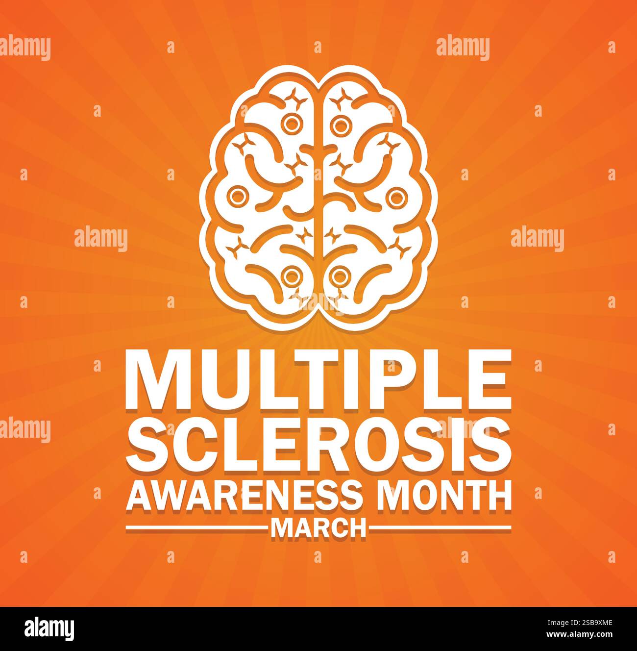 Multiple Sclerosis Awareness Month. March. Holiday concept. Template ...