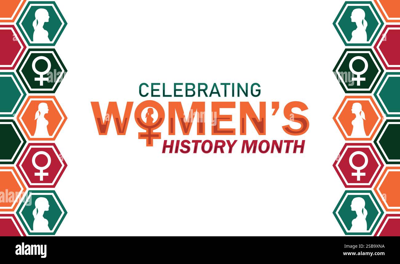Women's History Month. abstract background. Vector illustration. Design ...