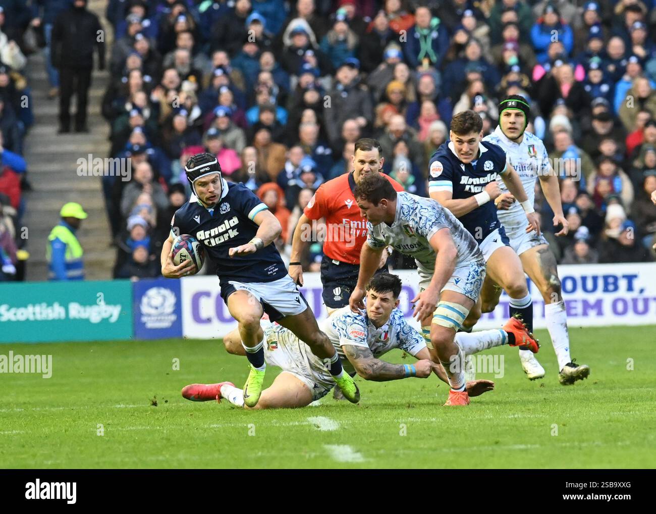 Scottish Gas Murrayfield Stadium. Edinburgh.Scotland.UK. 1st Feb .2025 ...