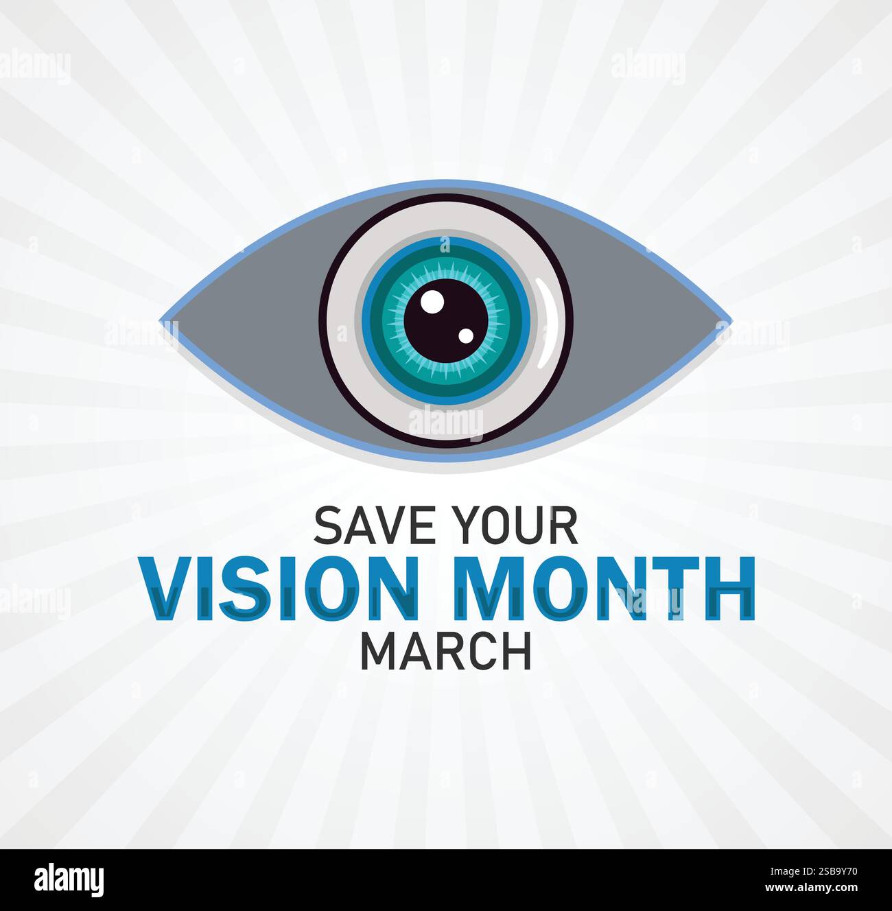 Save Your Vision Month. March. Holiday concept. Template for background ...