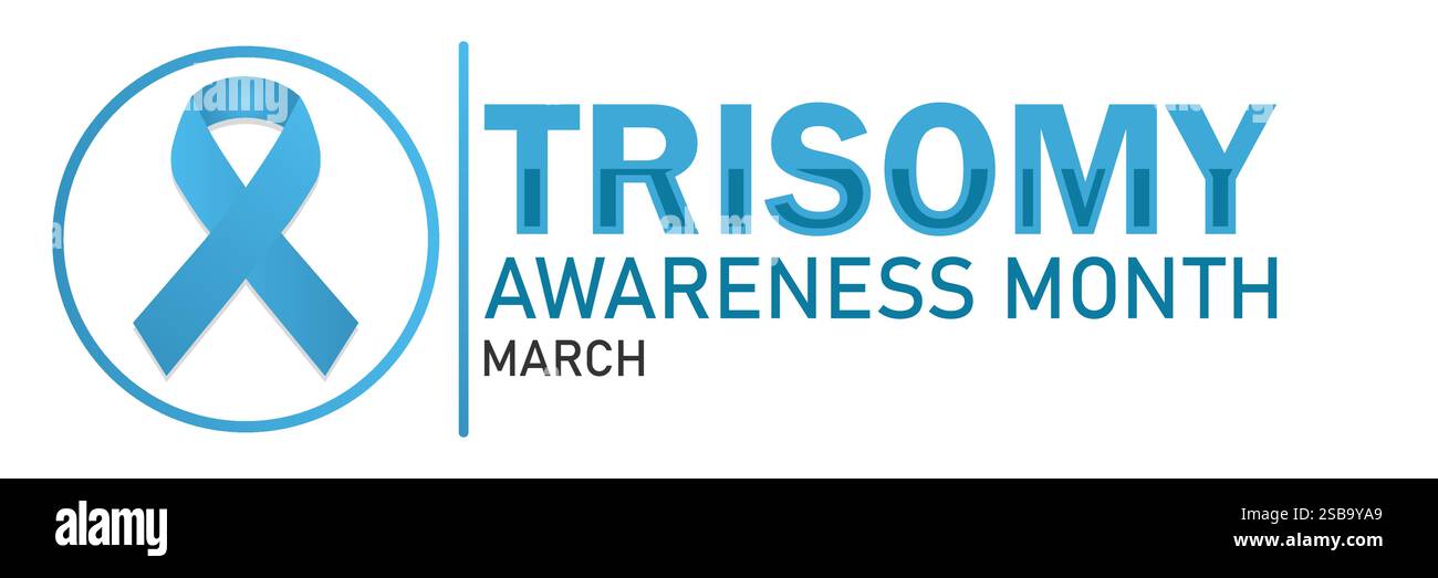 Trisomy Awareness Month. March. Vector illustration. Design element for ...