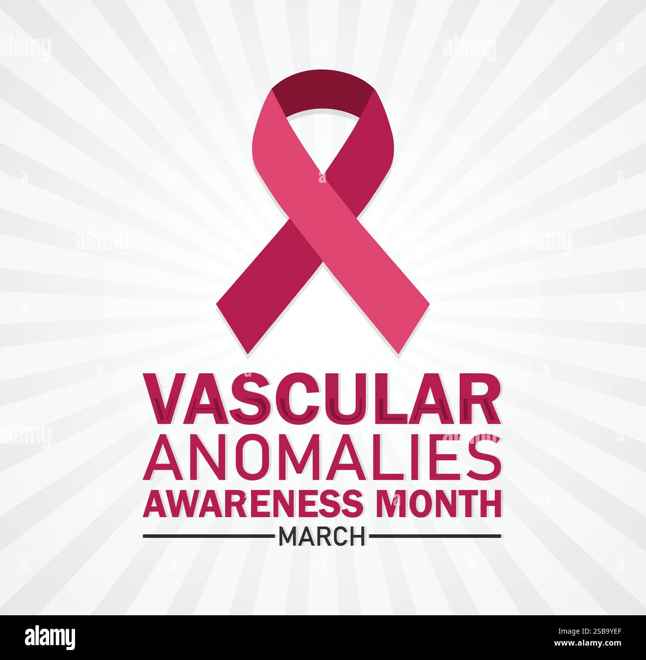 Vascular Anomalies Awareness Month. March. Holiday concept. Template ...