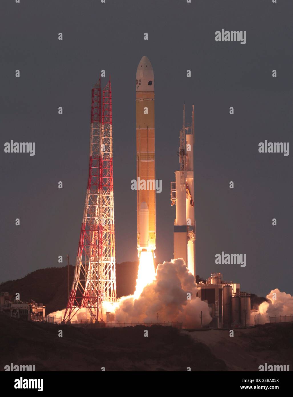 H3 rocket (H3 Launch Vehicle) F5 launches from the Tanegashima Space ...