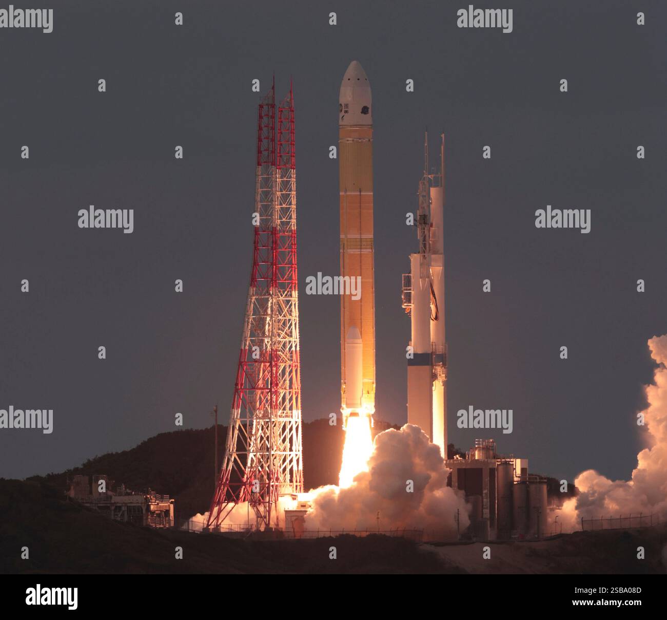 H3 rocket (H3 Launch Vehicle) F5 launches from the Tanegashima Space ...