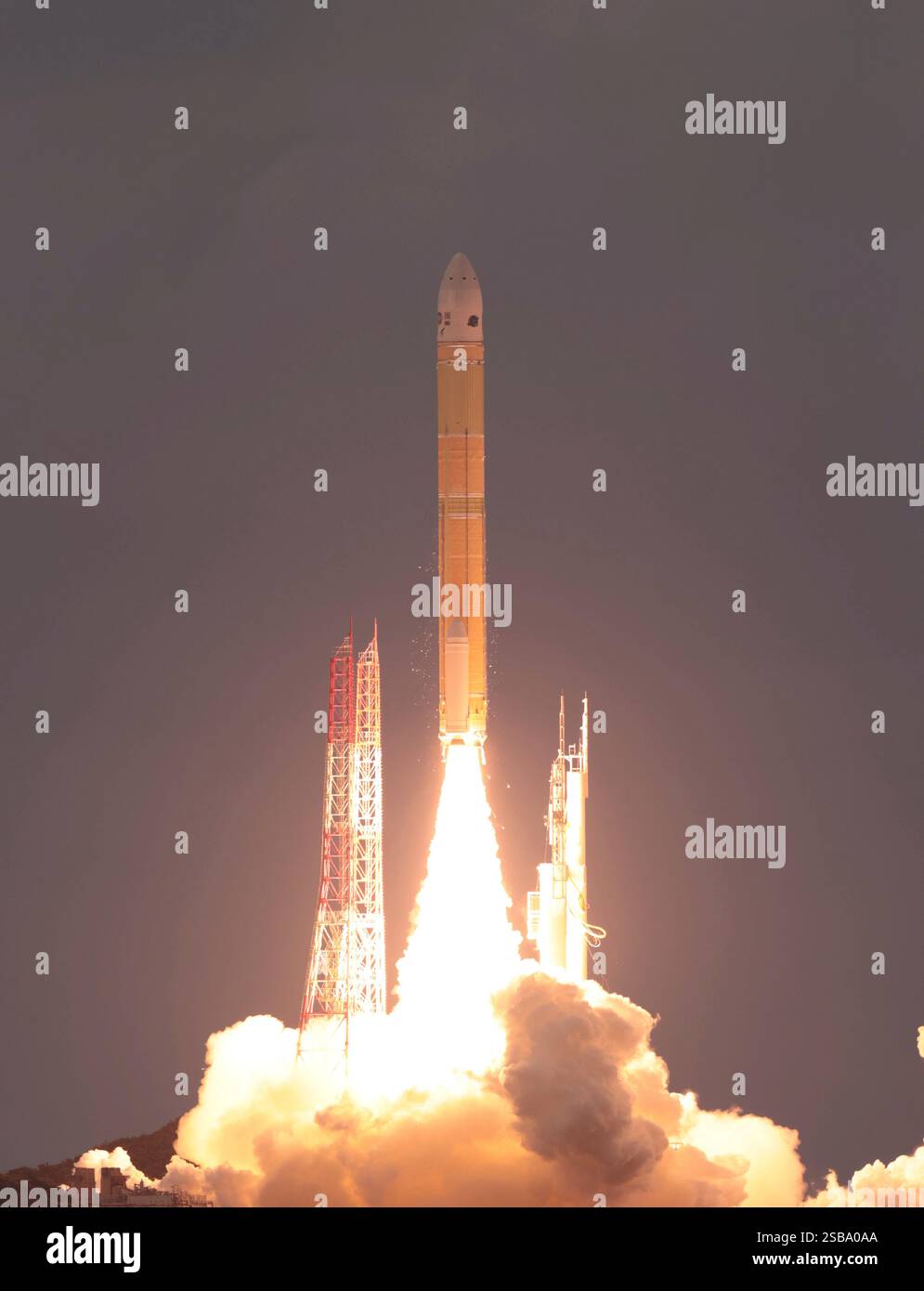 H3 rocket (H3 Launch Vehicle) F5 launches from the Tanegashima Space ...