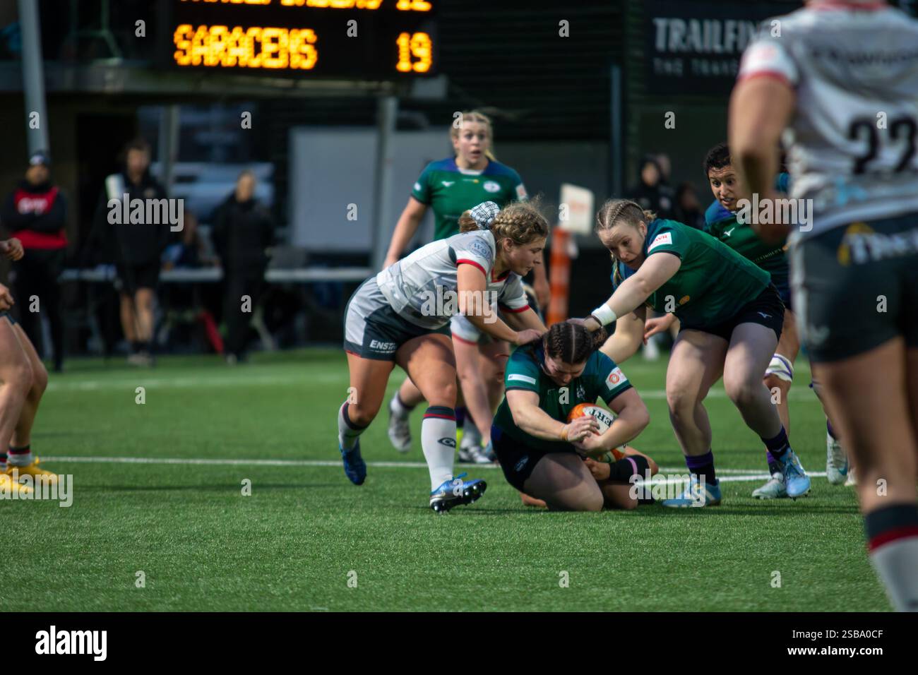 London, UK, 1st February 2025. Ealing Trailfinders prop Cassandra ...