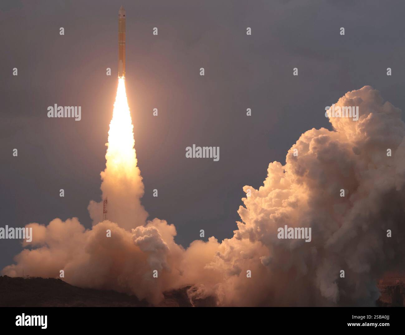 H3 rocket (H3 Launch Vehicle) F5 launches from the Tanegashima Space ...