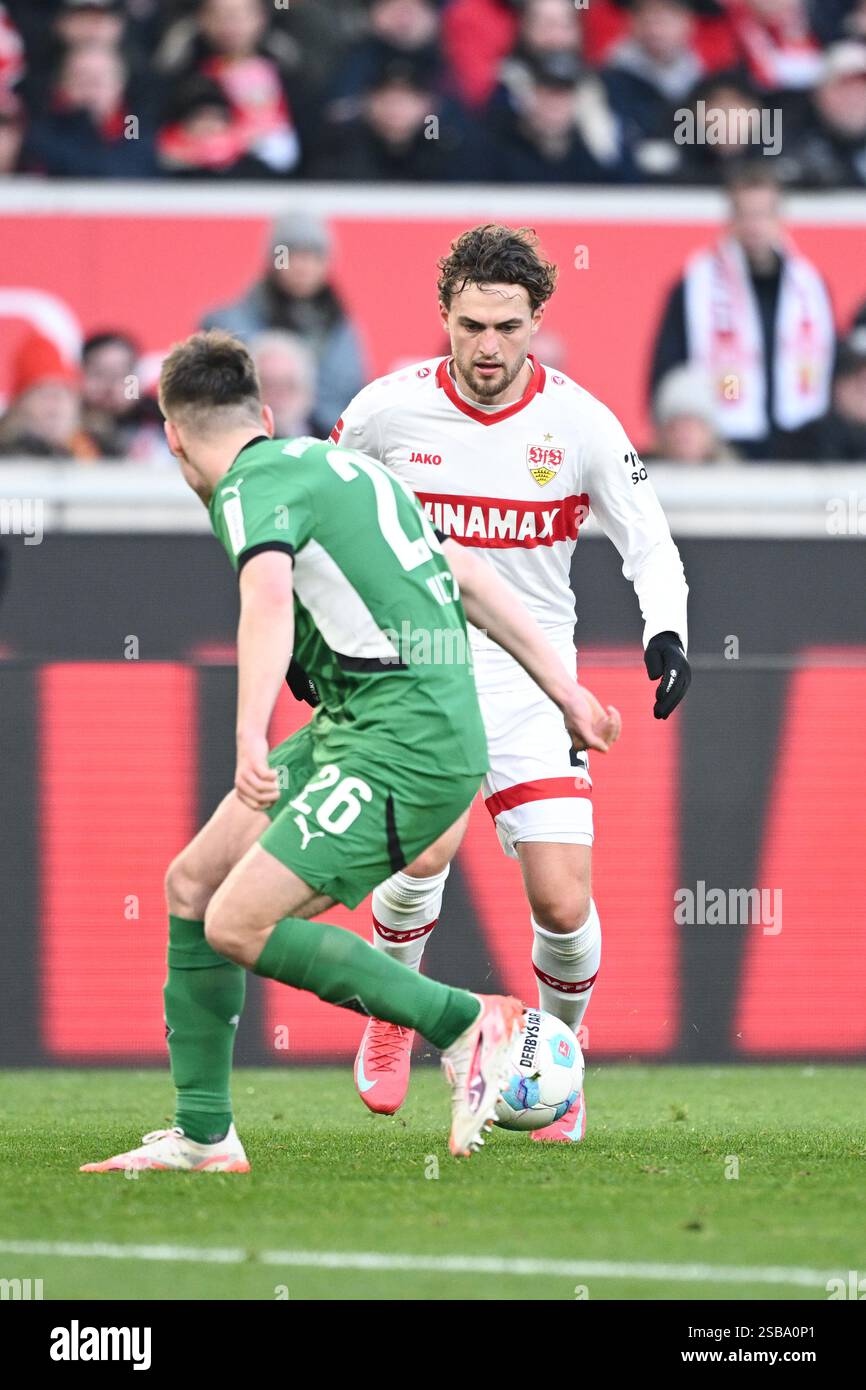 Stuttgart, Germany. 01st Feb, 2025. Soccer: Bundesliga, VfB Stuttgart ...