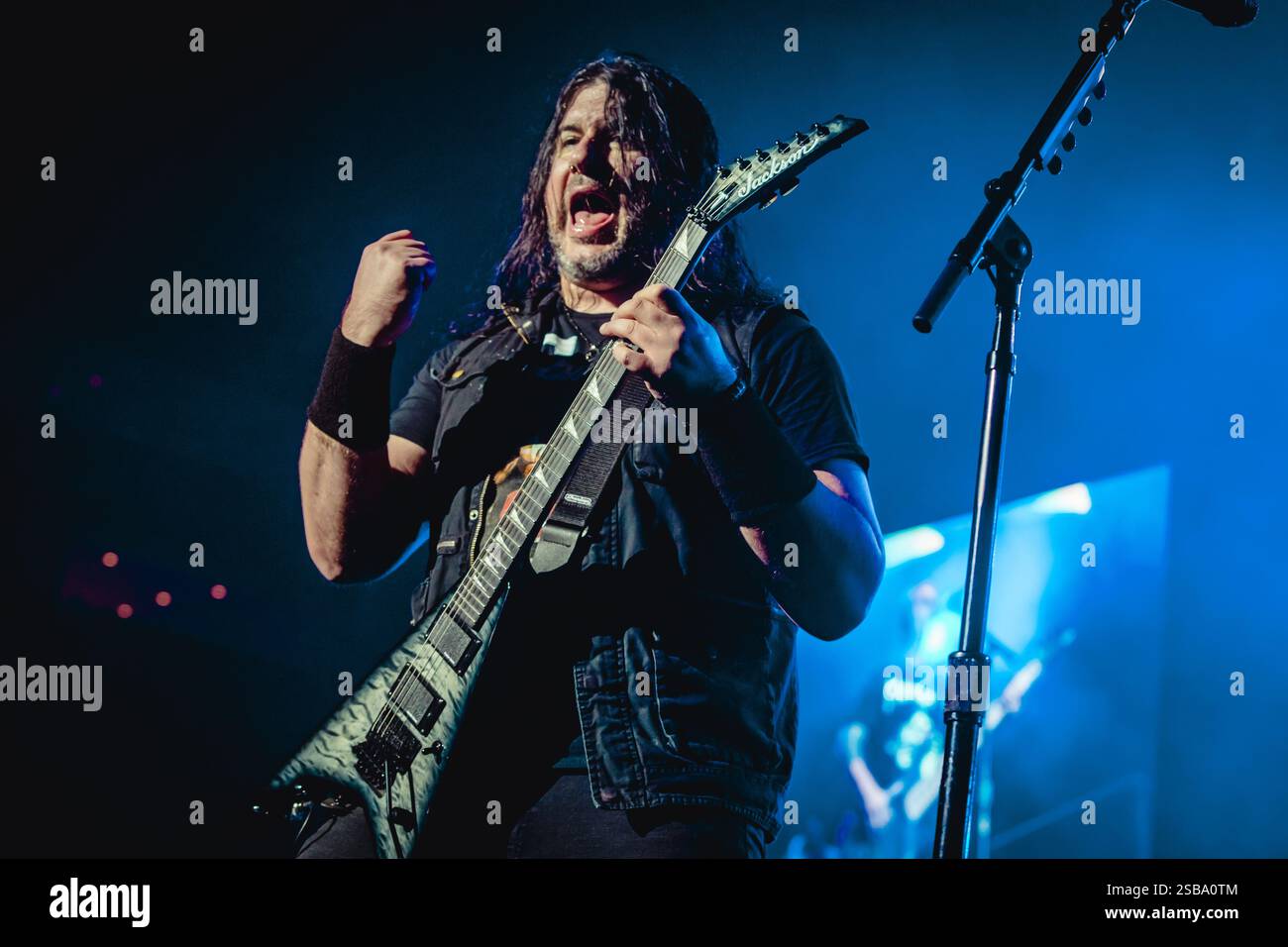 Corey Beaulieu of Trivium performs live at the O2 Arena in London, UK ...