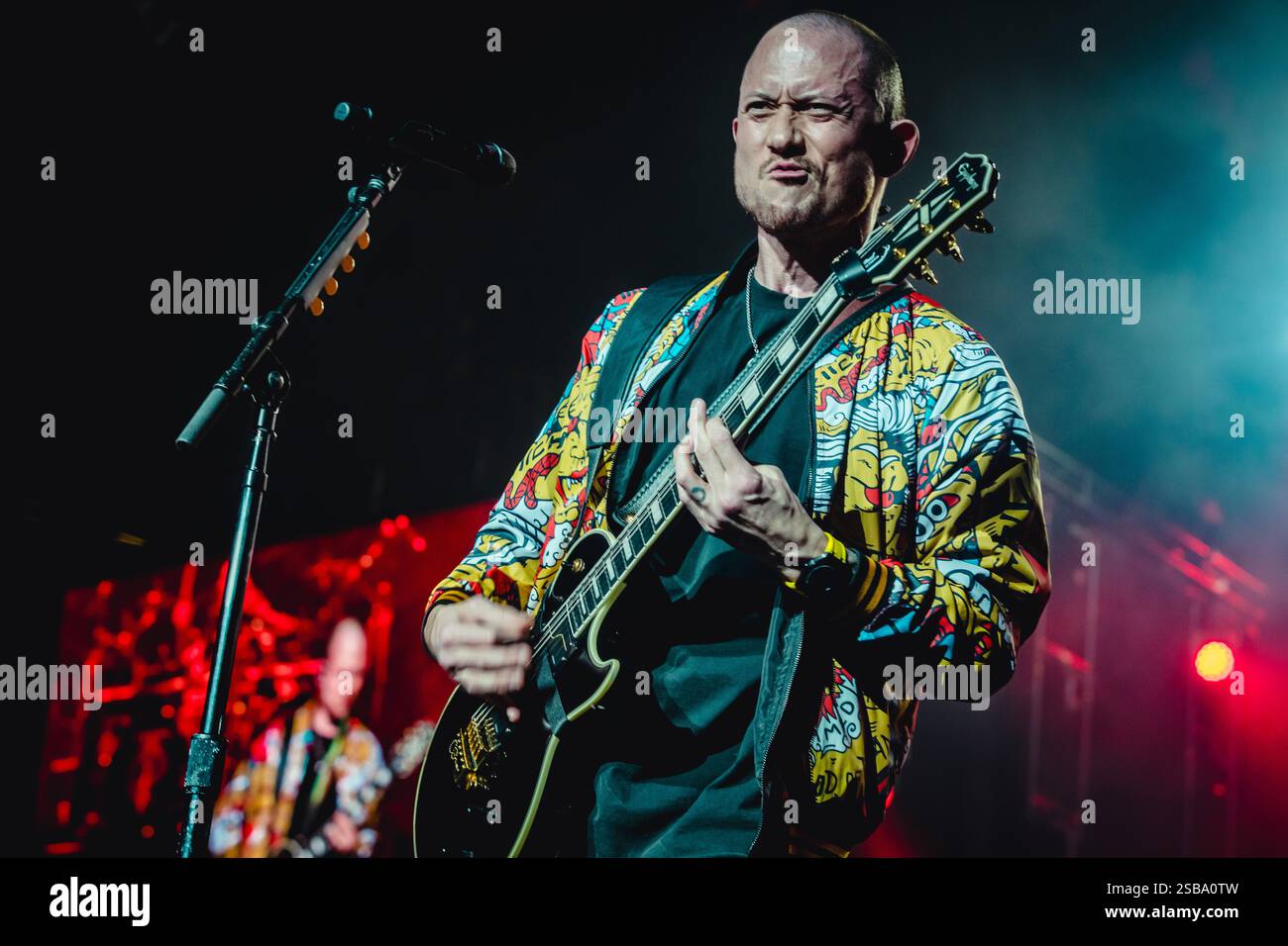 Matt Heafy of Trivium performs live at the O2 Arena in London, UK on ...