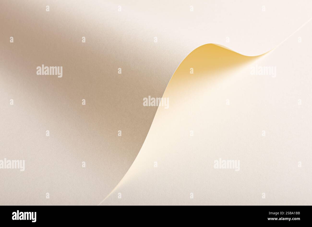 A cream white paper background with a delicate, smooth texture and a ...