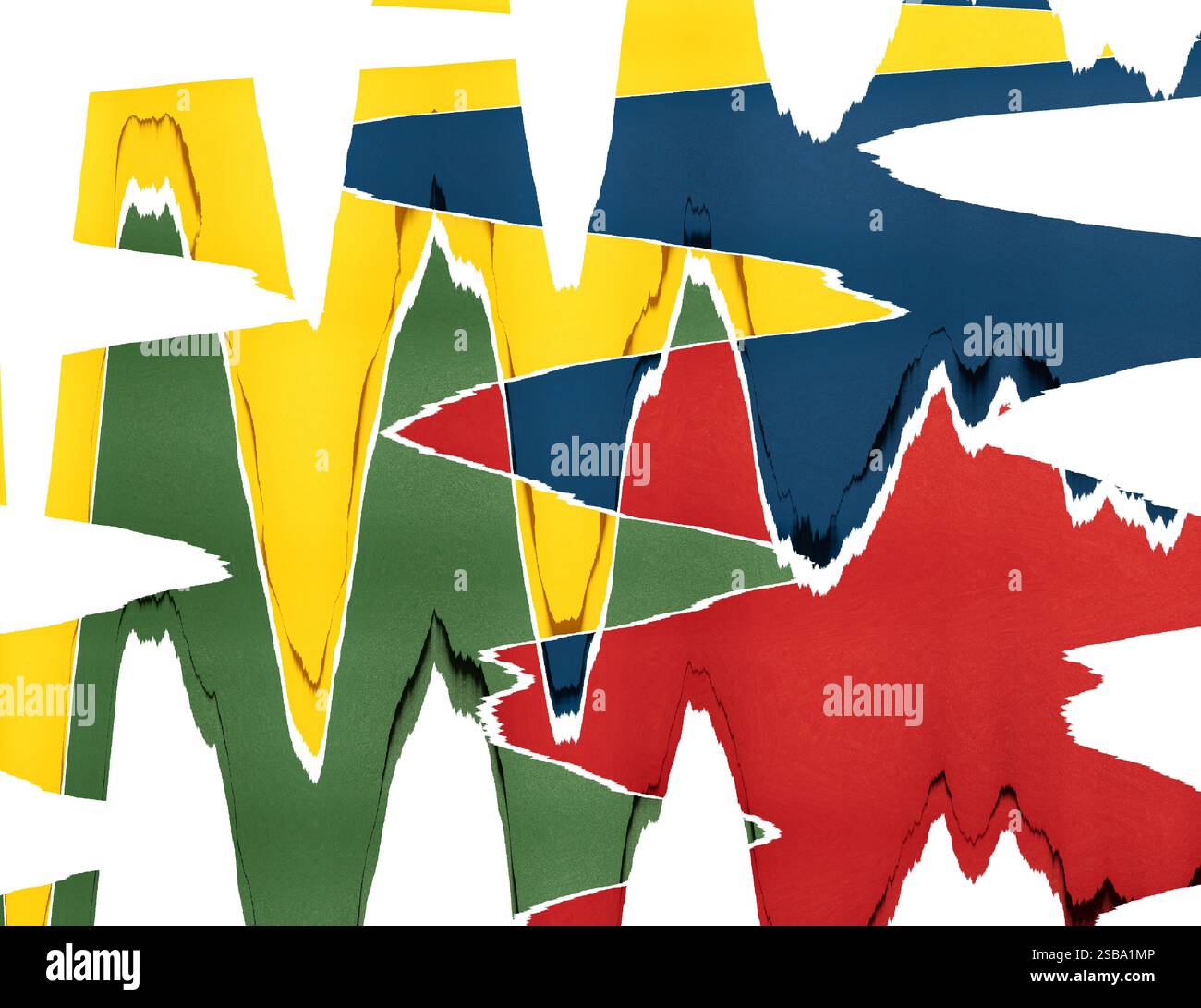 Abstract torn paper background with jagged, distorted textures in ...