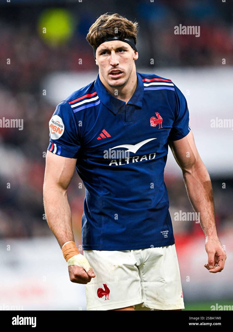 Paris, France. 31st Jan, 2025. Oscar Jegou during the 6 or Six Nations ...