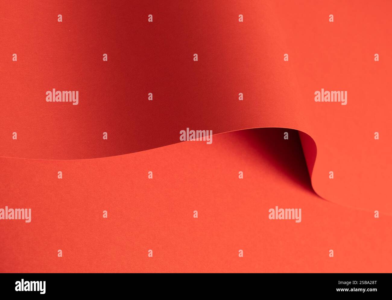 Fiesta red and orange paper background with a matte finish and smooth ...