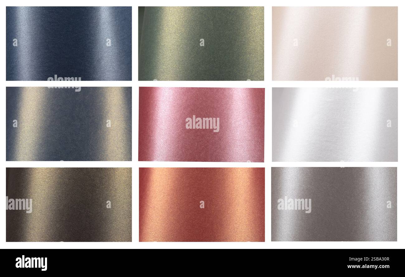 Metallic paper background featuring a gradient finish in blue, pink ...