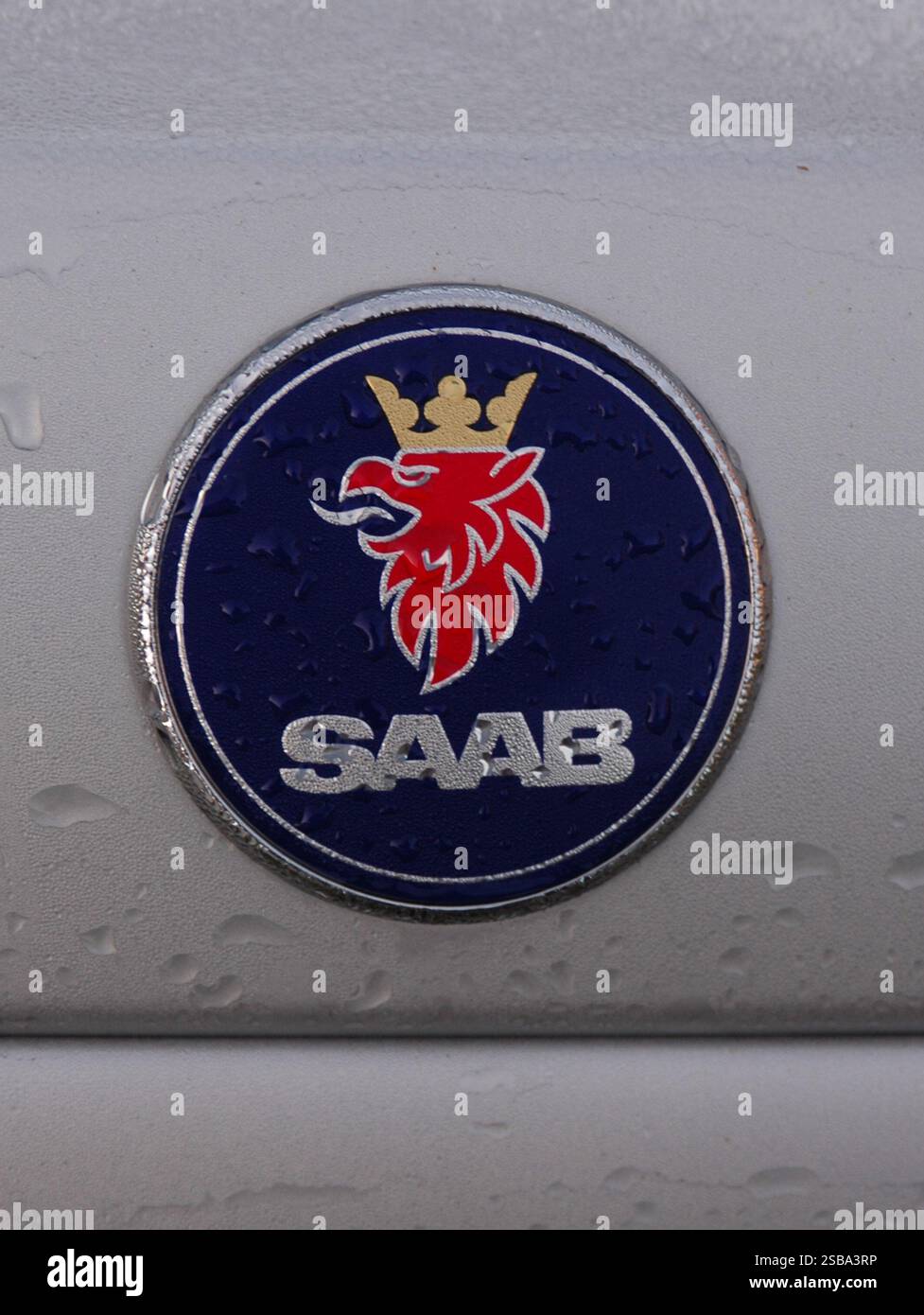 Swedish Saab Auto with danish number plat Copenhagen Denmark Dece.13 ...