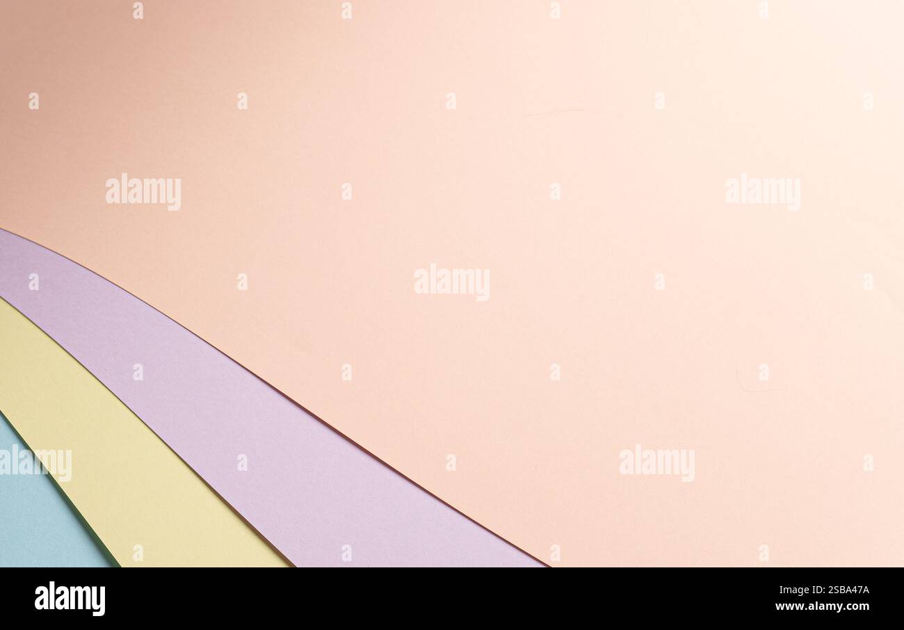 Pastel abstract geometric paper background featuring a multicolored ...
