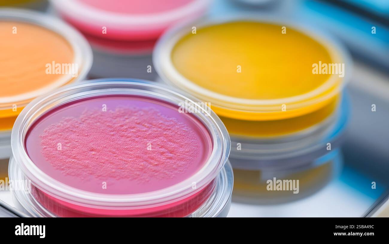 Microscopic View of Bacteria Testing in a Food Safety Laboratory for ...