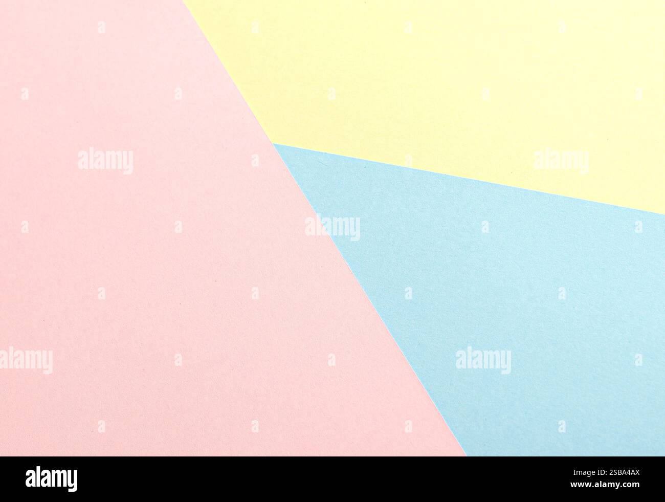 Pastel abstract geometric paper background featuring pink, yellow, and ...